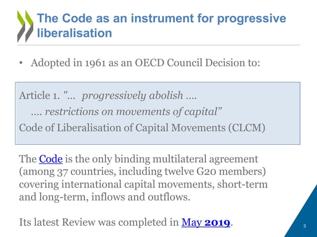 Introduction to the OECD Code of Liberalisation | PPT