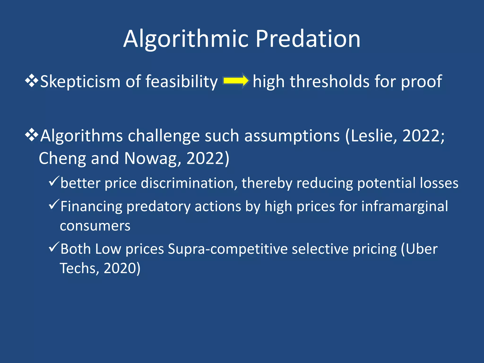 Algorithmic competition – Michal Gal – June 2023 OECD discussion | PDF