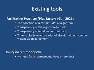 Algorithmic competition – Michal Gal – June 2023 OECD discussion | PDF