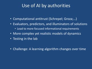 Algorithmic competition – Michal Gal – June 2023 OECD discussion | PDF