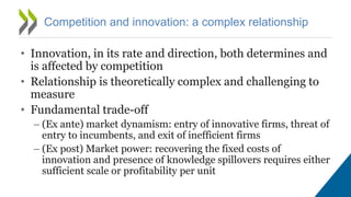 The Relationship between Competition and Innovation – Chiara Criscuolo – June 2023 OECD ...
