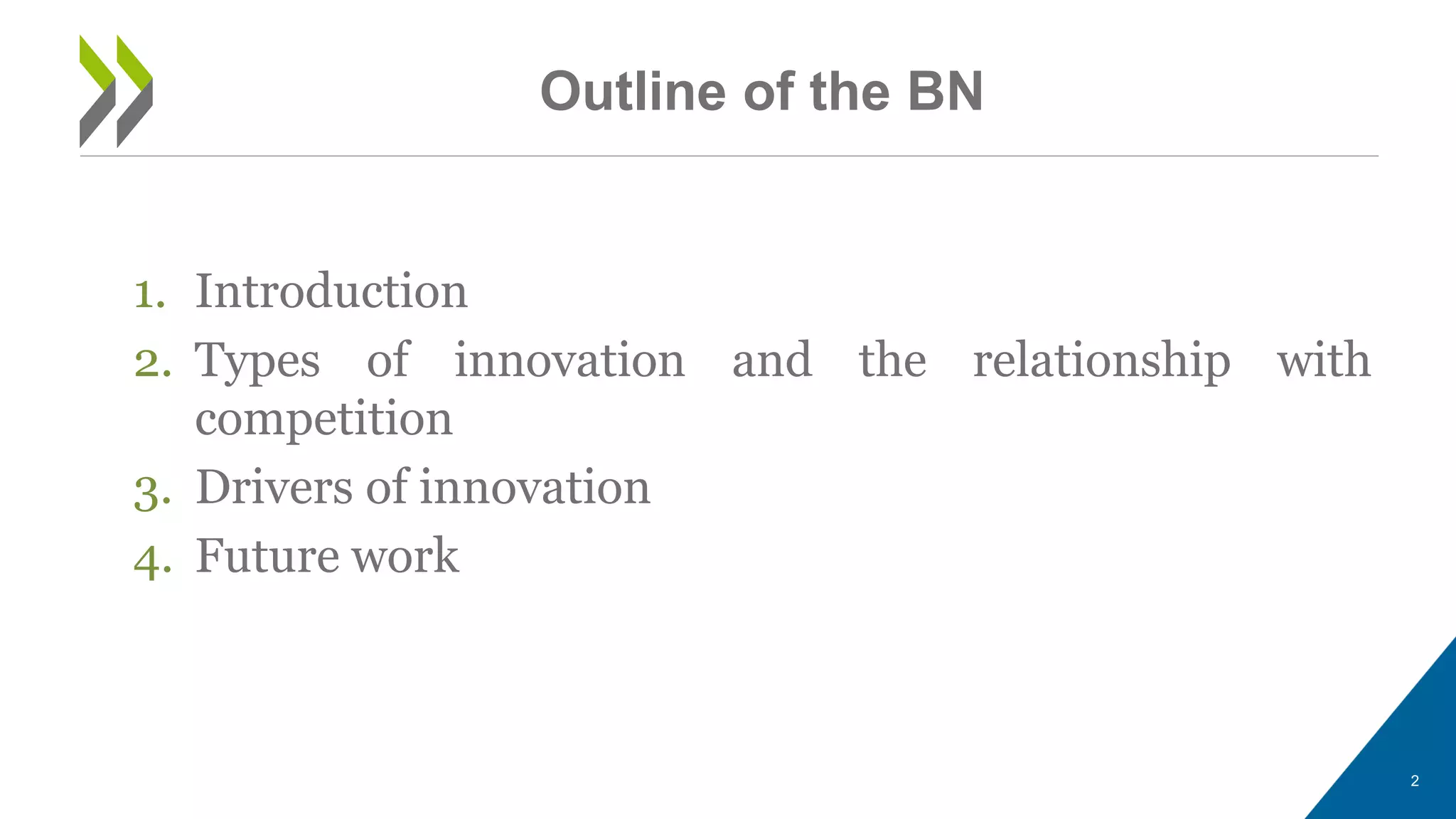 The Relationship between Competition and Innovation – OECD Secretariat – June 2023 OECD ...