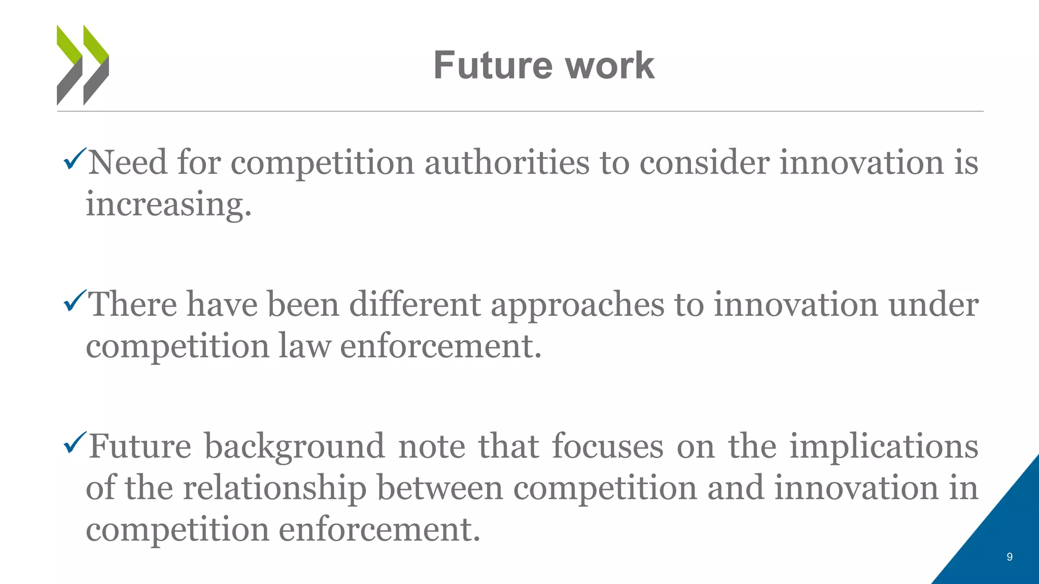 The Relationship between Competition and Innovation – OECD Secretariat – June 2023 OECD ...