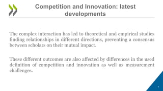 The Relationship between Competition and Innovation – OECD Secretariat ...