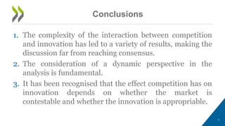 The Relationship between Competition and Innovation – OECD Secretariat ...