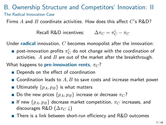 The Relationship between Competition and Innovation – Álvaro Parra ...