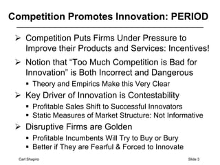 The Relationship between Competition and Innovation – Carl Shapiro ...