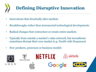 Competition and Disruptive Innovation | PPTX