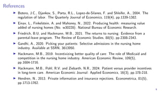 Competition and regulation in the care industry – Martin Hackmann ...