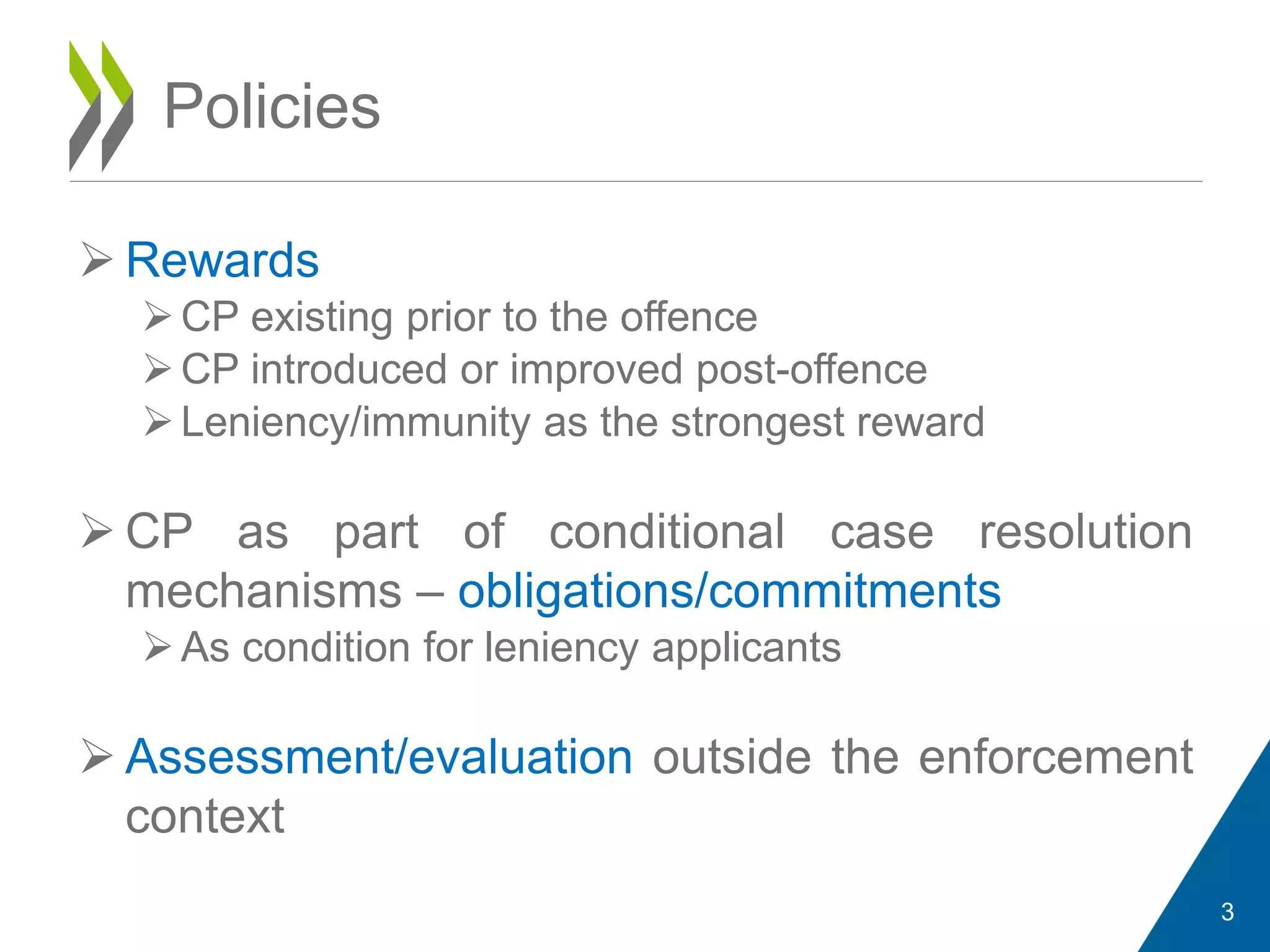 Competition Compliance Programmes - OECD Competition Division - June ...