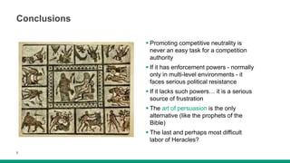 Competitive Neutrality – BUENDÍA – December 2021 OECD discussion | PPT