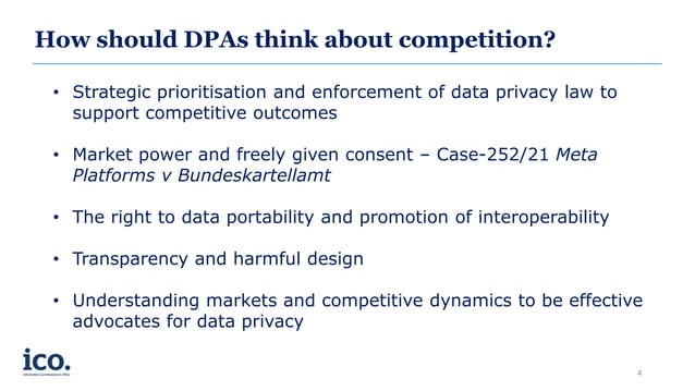 The Intersection between Competition and Data Privacy – CAPEL – June ...