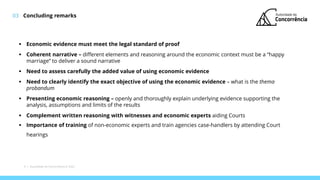 Use of Economic Evidence in Cartel Cases – CAMACHO – December 2023 OECD ...