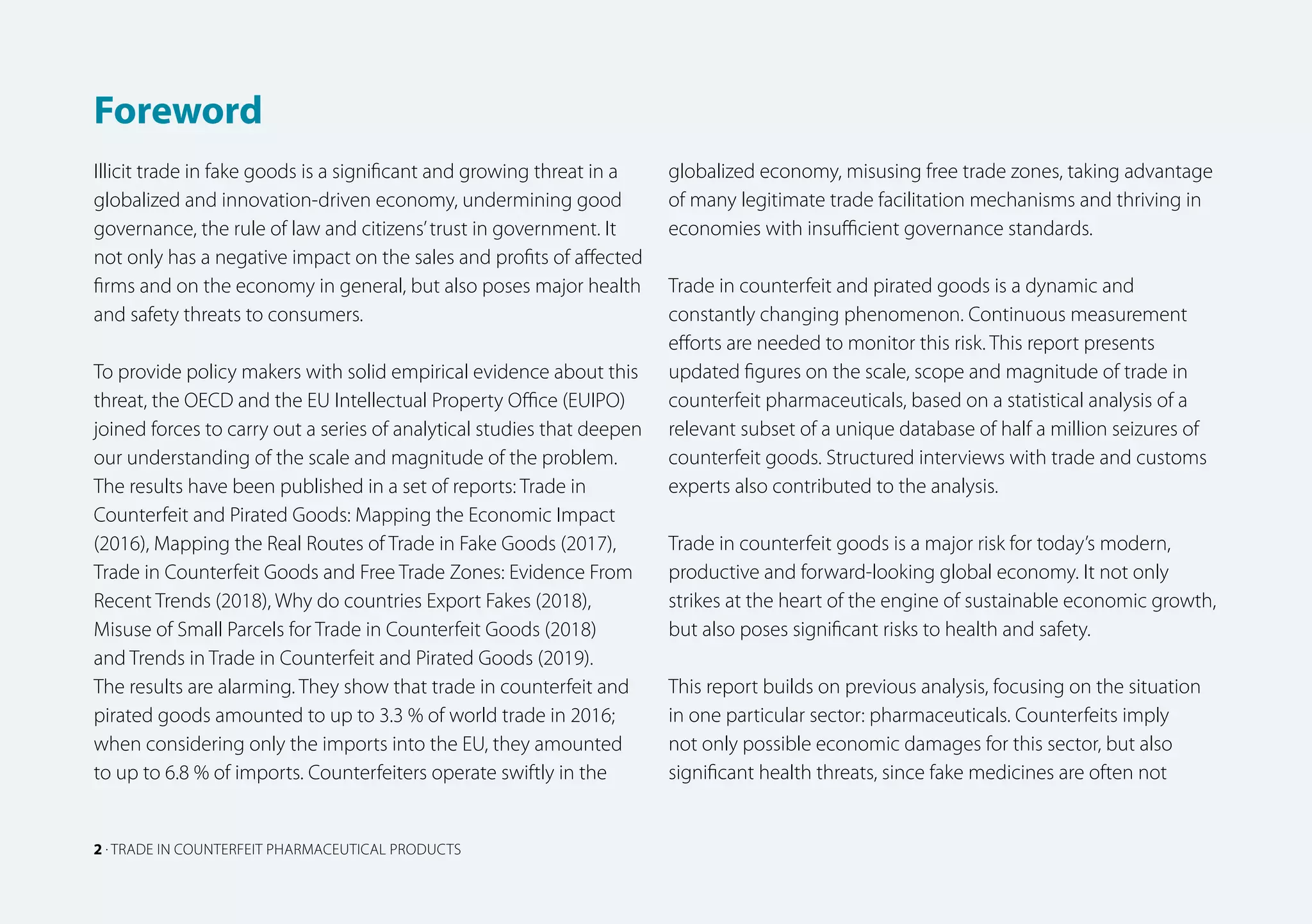 Trade in Counterfeit Pharmaceutical Products | PDF