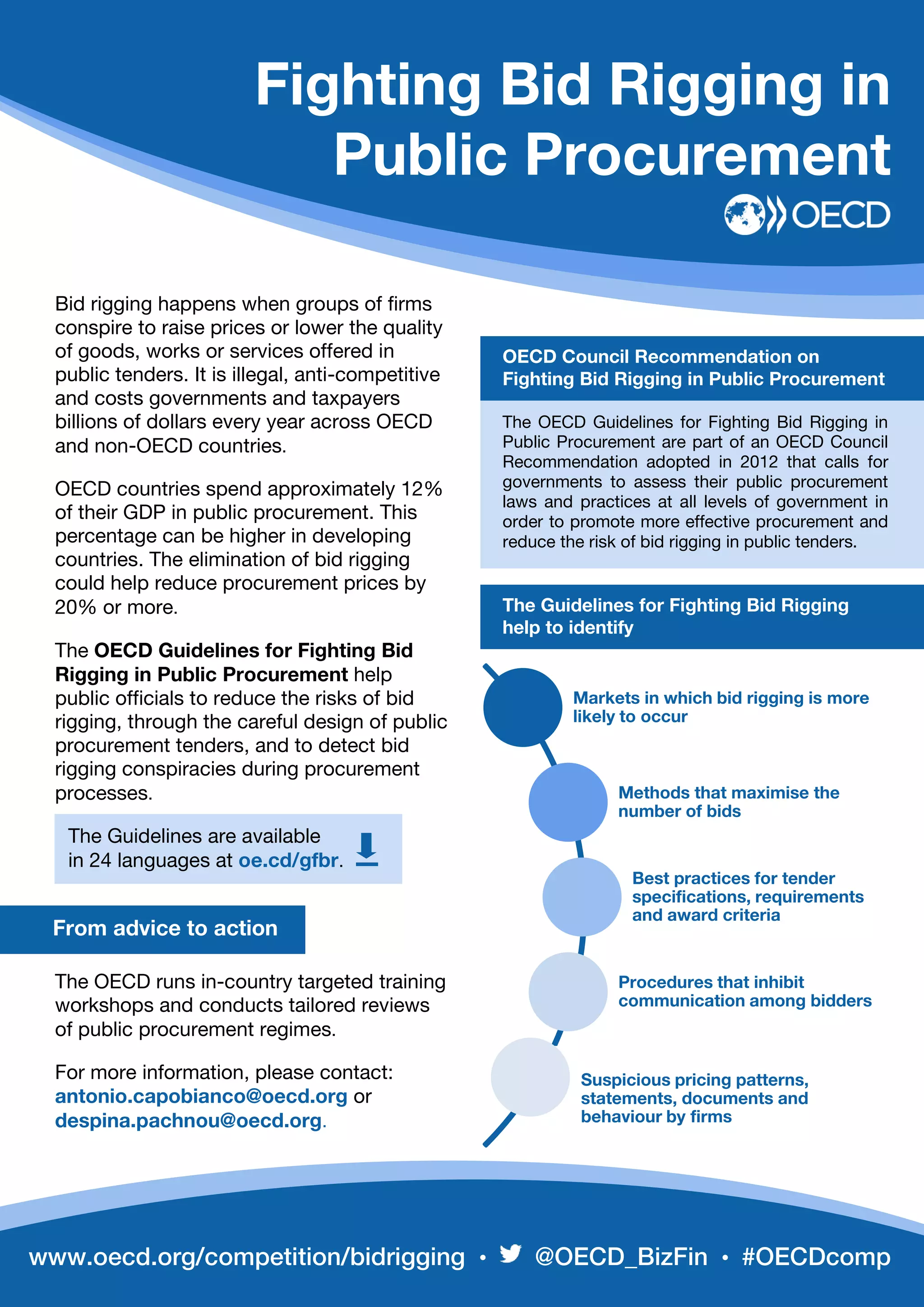 OECD work on Fighting Bid Rigging in Public Procurement Flyer | PDF