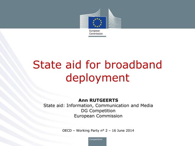 Financing of Broadband Networks – European Union – June 2014 meeting of ...