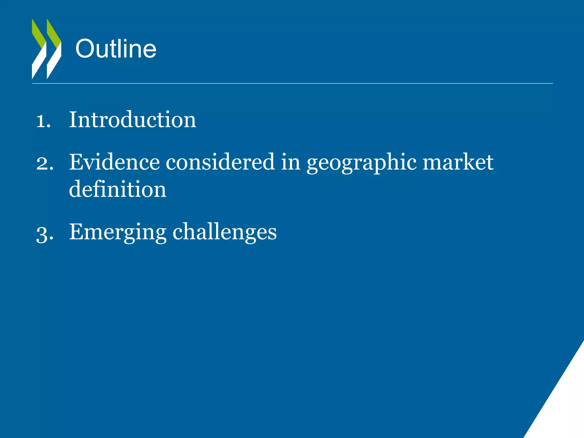 Geographic market definition – James MANCINI – OECD Competition ...
