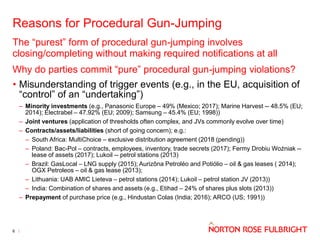 Gun Jumping – MODRALL – November 2018 OECD discussion | PDF