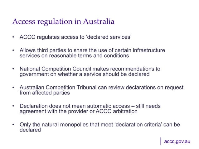 Independent Regulators – AUSTRALIA – December 2019 OECD discussion ...