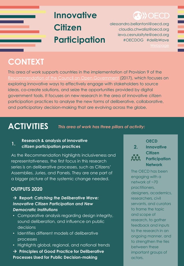 OECD Innovative Citizen Participation | PDF