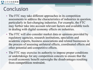 Competitive Assessment of Mergers – CHINESE TAIPEI – December 2019 OECD ...