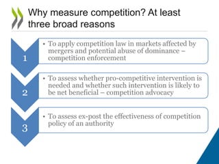 Methodologies to Measure Market Competition – OECD COMPETITION DIVISION ...
