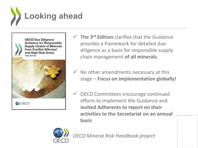 5 years of implementation of the OECD Guidance on responsible mineral supply chains | PPT