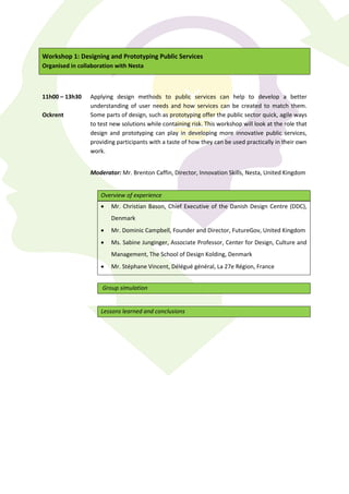 OECD conference on Innovating the Public Sector: From Ideas to Impact ...