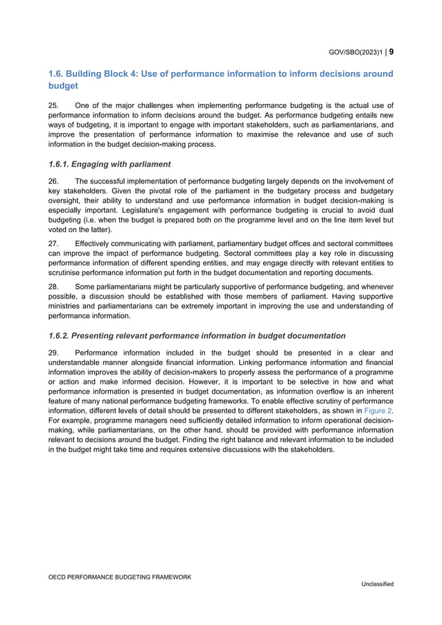 OECD-Performance-Budgeting-Framework.pdf | Business Accounting ...