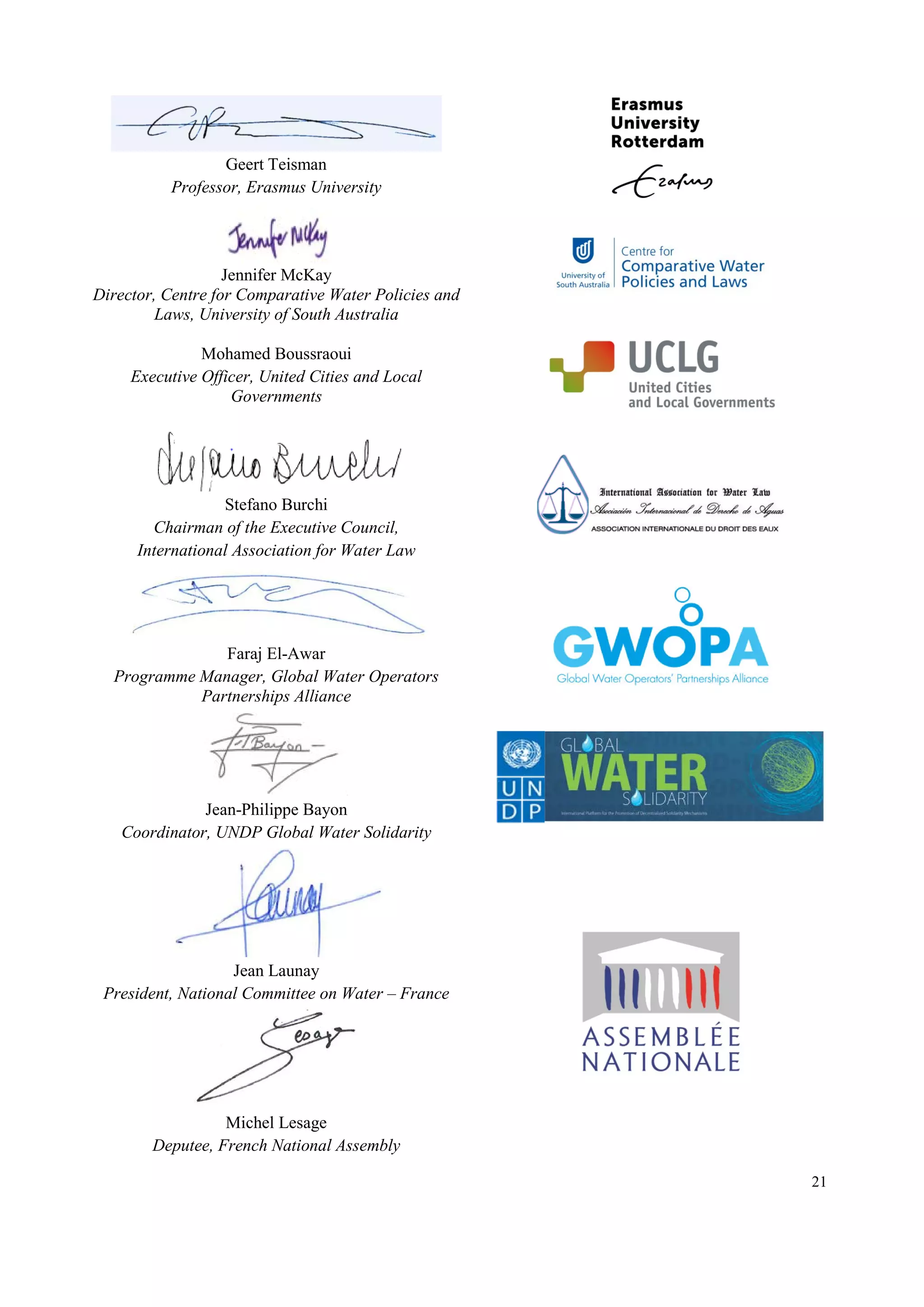 OECD Principles on Water Governance | PDF