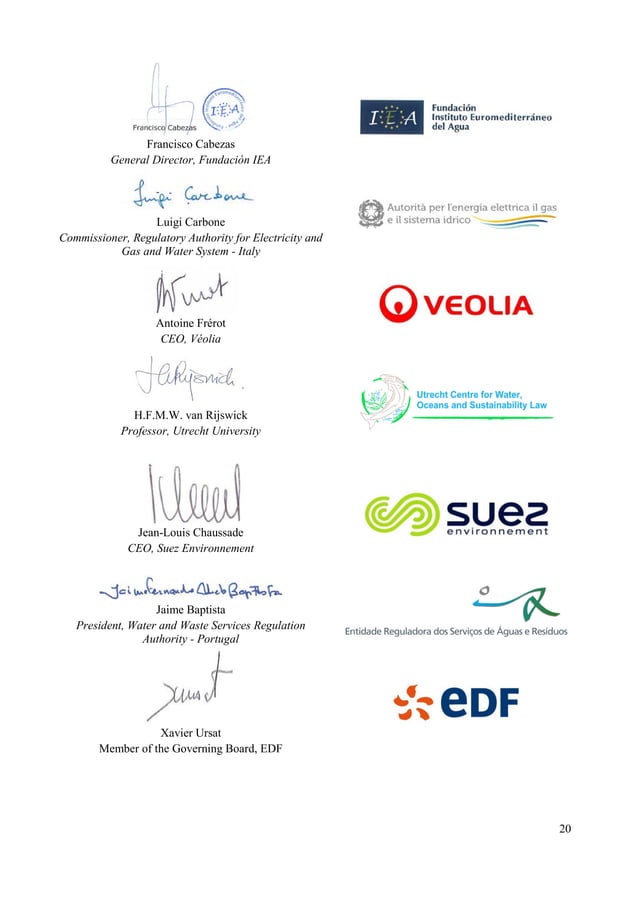 OECD Principles on Water Governance | PDF | Water Services | Home Utilities