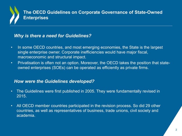 OECD Guidelines on Corporate Governance of State-Owned Enterprises | PPT