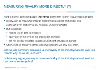 Methodologies to measure market competition – John Davies – Feb 2021 ...