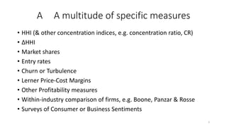 Methodologies to measure market competition – Stephen Davies – Feb 2021 ...