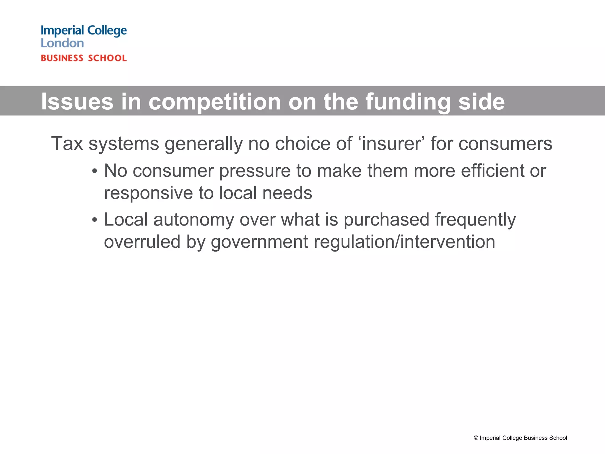 Incentivising competition in public services | PPT