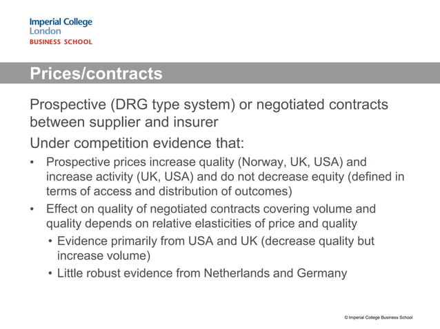 Incentivising competition in public services | PPT