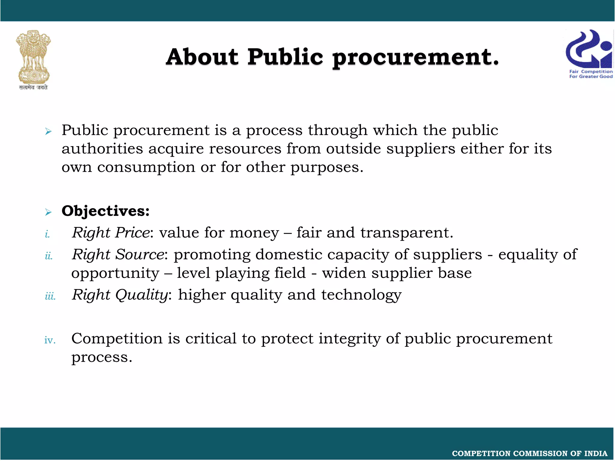 Ensuring Effective Competition in public procurement | PDF