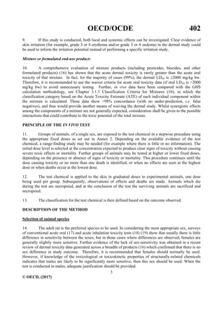 OECD 402 ADT.pdf acute delmat toxicity guideline 402 | PDF