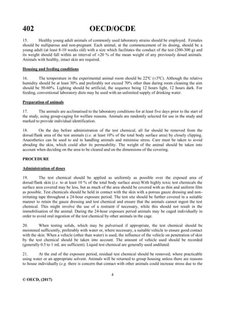 OECD 402 ADT.pdf acute delmat toxicity guideline 402 | PDF
