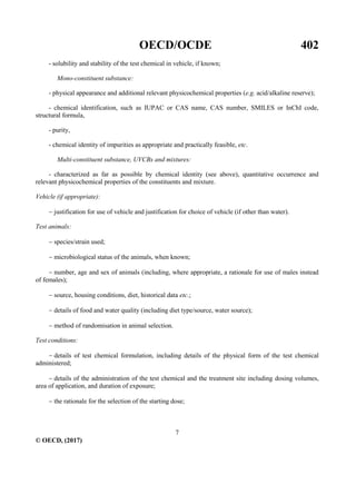 OECD 402 ADT.pdf acute delmat toxicity guideline 402 | PDF