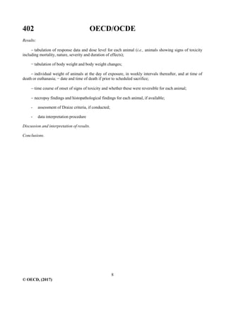 OECD 402 ADT.pdf acute delmat toxicity guideline 402 | PDF