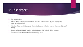 OECD Guideline 420: Acute oral Toxicity - Fixed Dose Procedure | PPTX