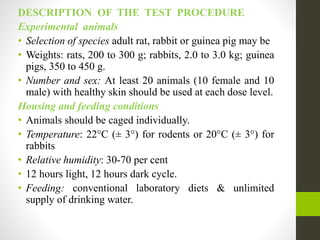 Oecd acute,subacte, sub chronic dermal toxicity studies(402, 410, 411 ...