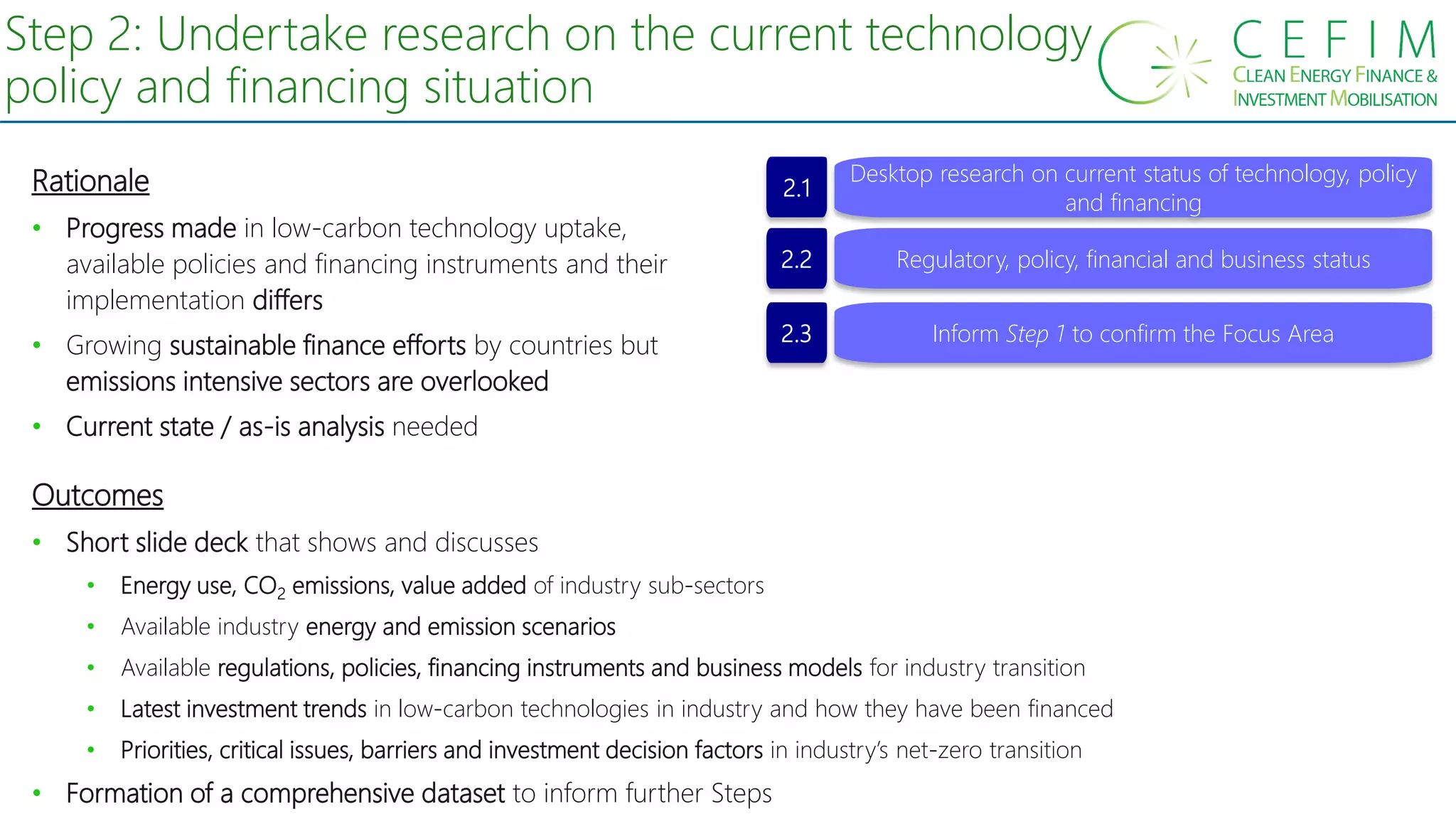 OECD CEFIM Framework presentation - Deger Saygin, OECD | PDF