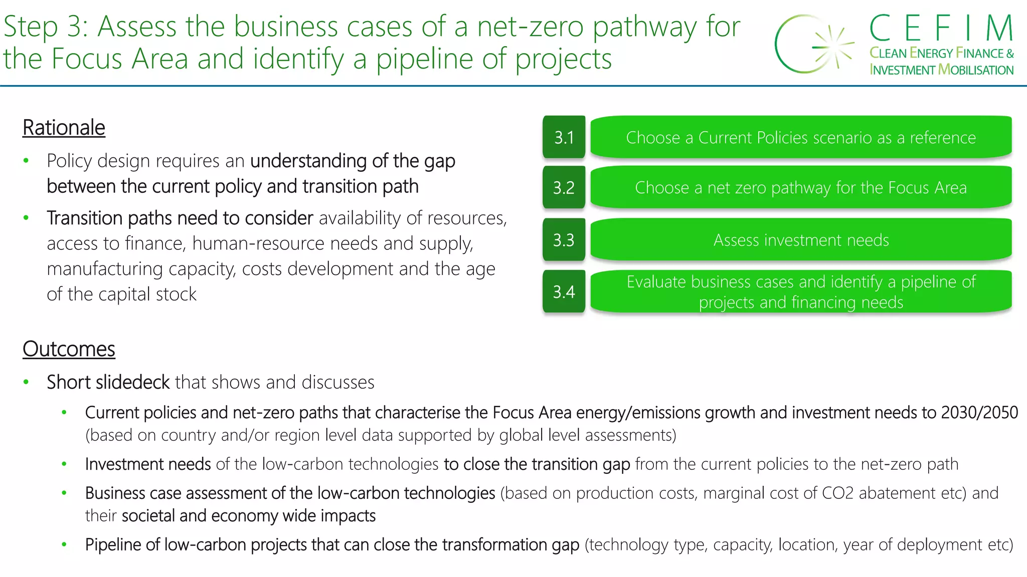OECD CEFIM Framework presentation - Deger Saygin, OECD | PDF