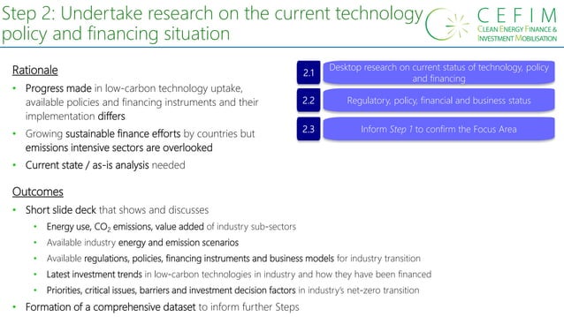 OECD CEFIM Framework presentation - Deger Saygin, OECD | PPT