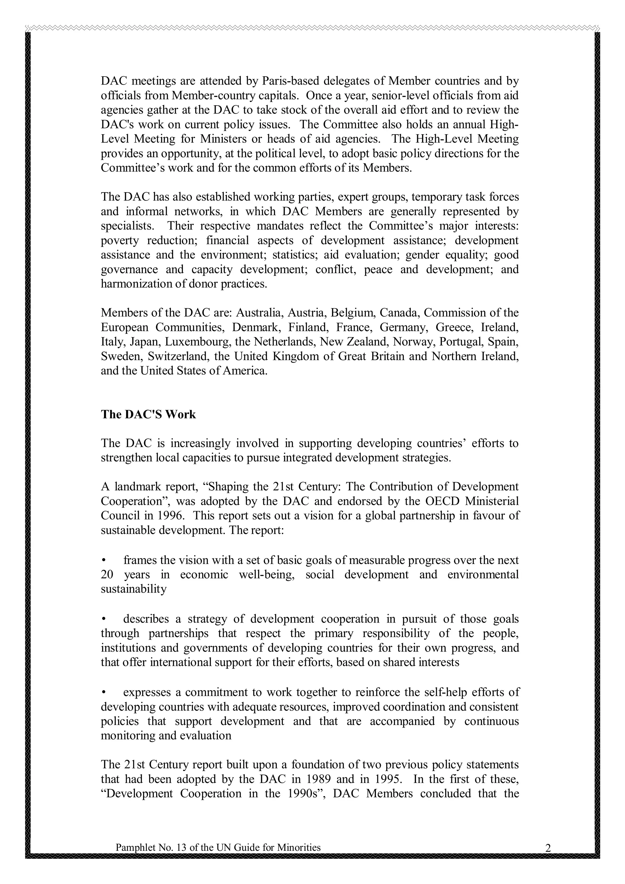 Oecd dac summary | PDF