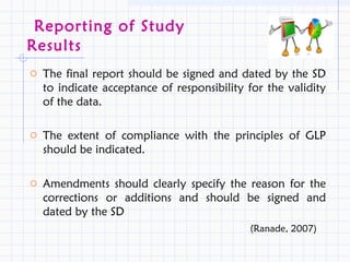 Oecd principles of GLP | PPT