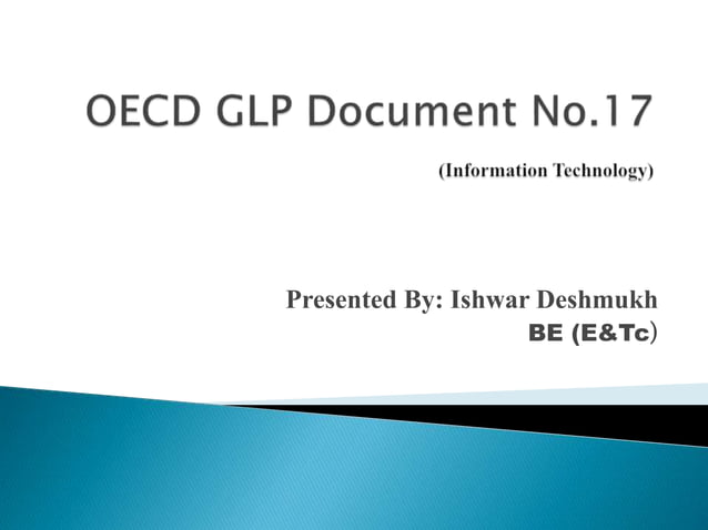 Oecd glp document no.17 | Data Storage and Warehousing | Computing