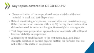 OECD guidance document no. 317 aquatic and sediment ecotoxicity testing ...